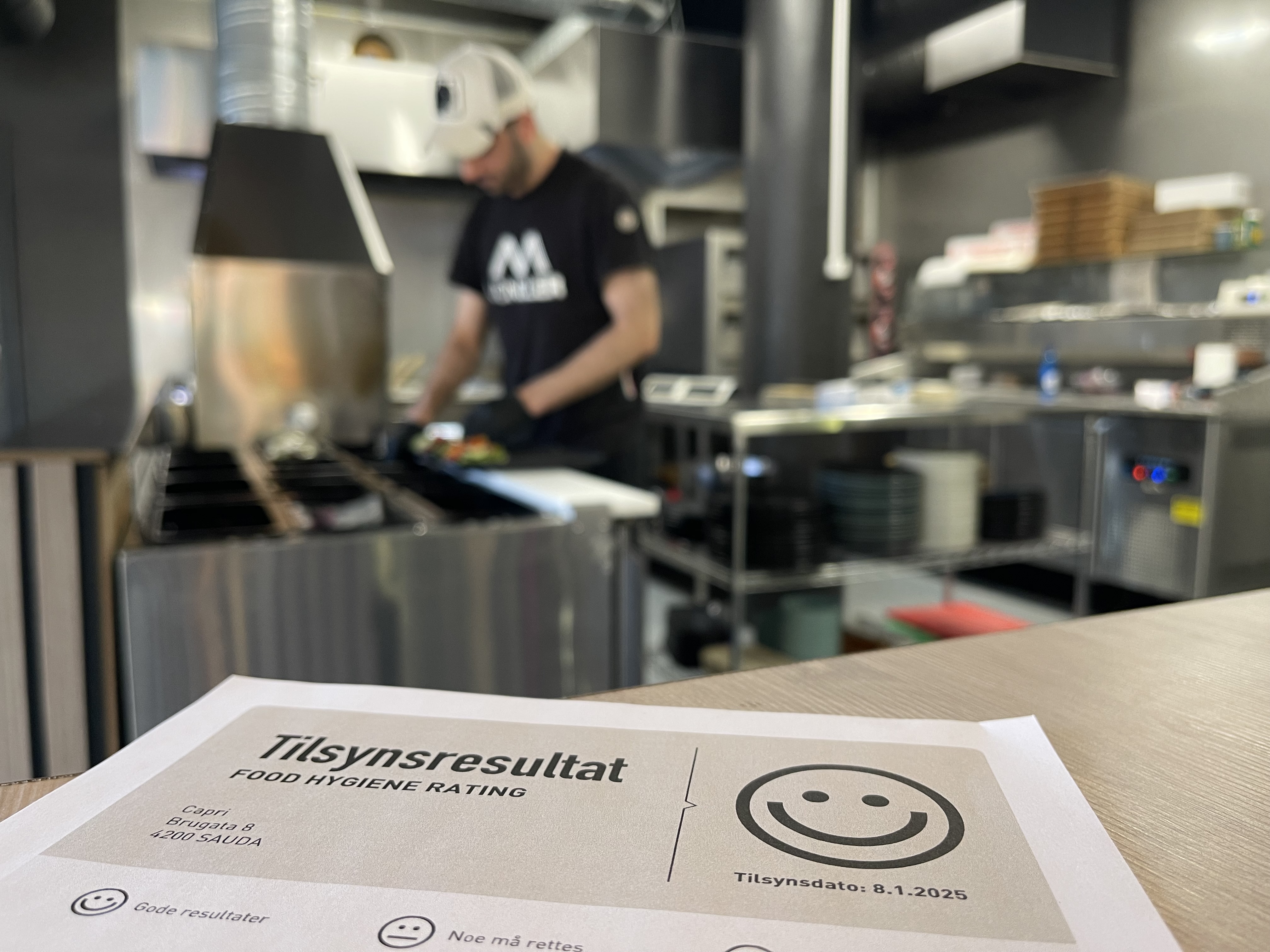 Stort smil-karakter til Capri-restauranten i Sauda